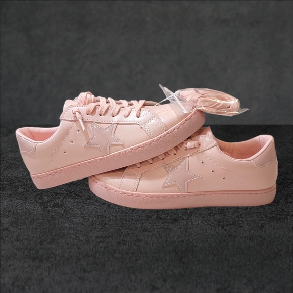 Vintage Havana | Shoes | New Vintage Havana Catherine Light Pink Star Patch Sneakers | Poshmark